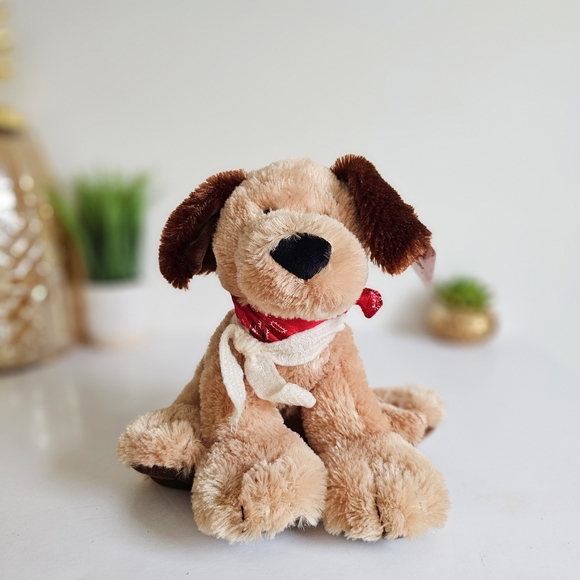 Gund | Toys | Vintage Gund Bandit Dog Stuffed Animal Plush Brown 9 ...